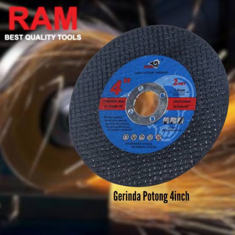 Jual * RAM - MATA GRENDA POTONG BESI 4" (harga per KOTAK) | Shopee ...