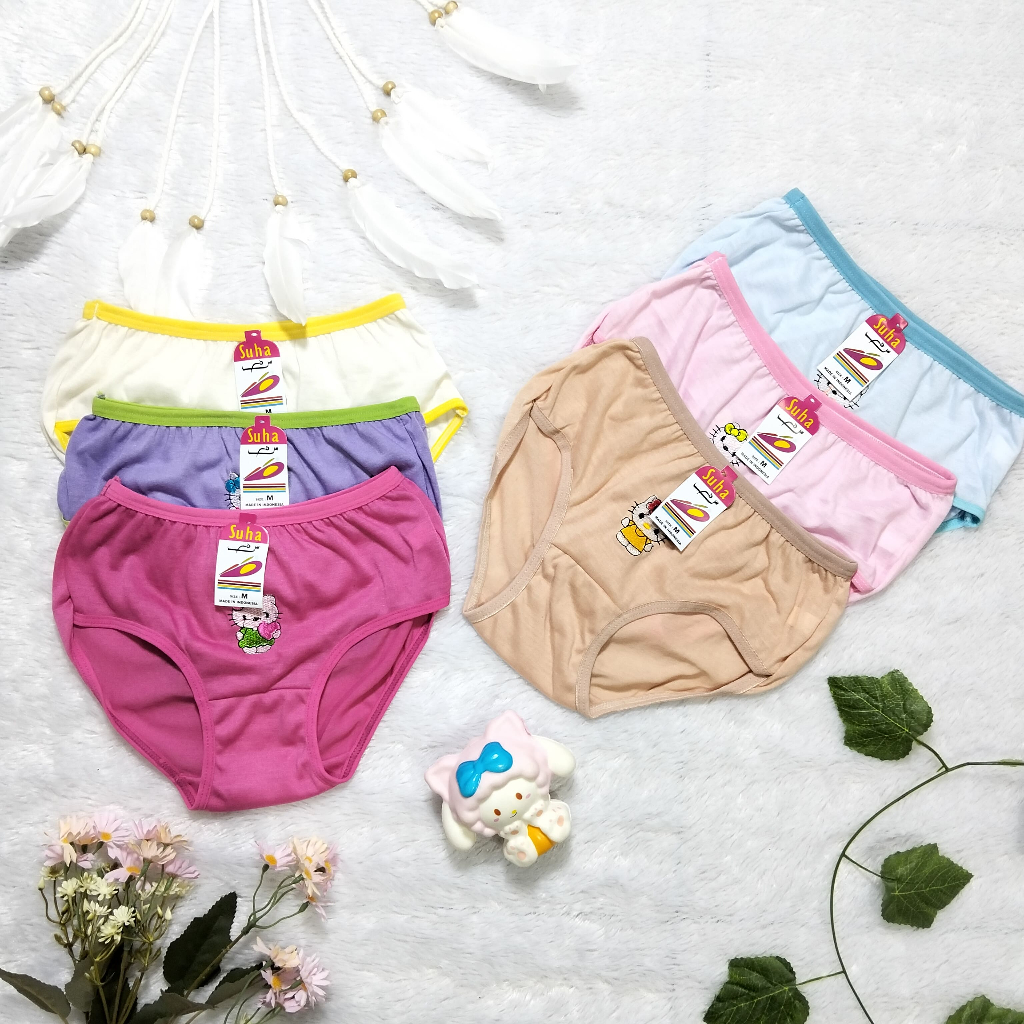 Jual (6 PCS) CELANA DALAM ANAK PEREMPUAN GAMBAR KARTUN CD ANAK MURAH ...