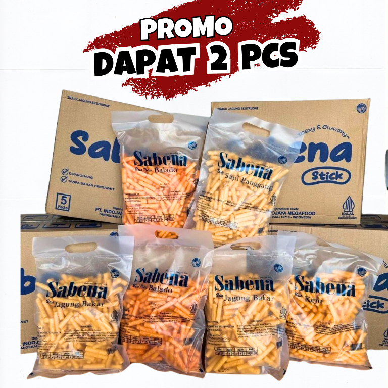 Jual PROMO 2 PACK SABENA SNACK STIK ALL VARIAN 360gr | Shopee Indonesia