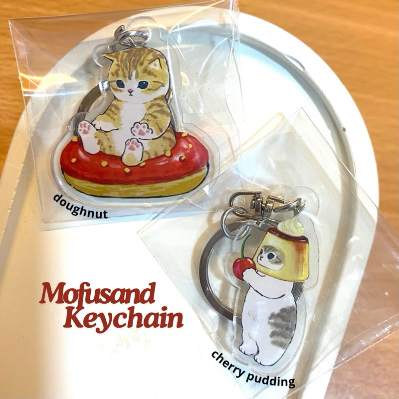 Jual Mofusand UV Print Acrylic Keychain | Gantungan Kunci | Kucing Lucu ...