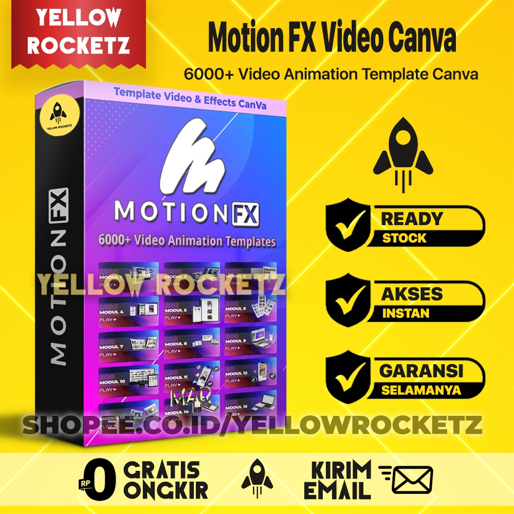 Jual MOTION FX Template Video Promosi - 6000+ Video Animation Templates ...