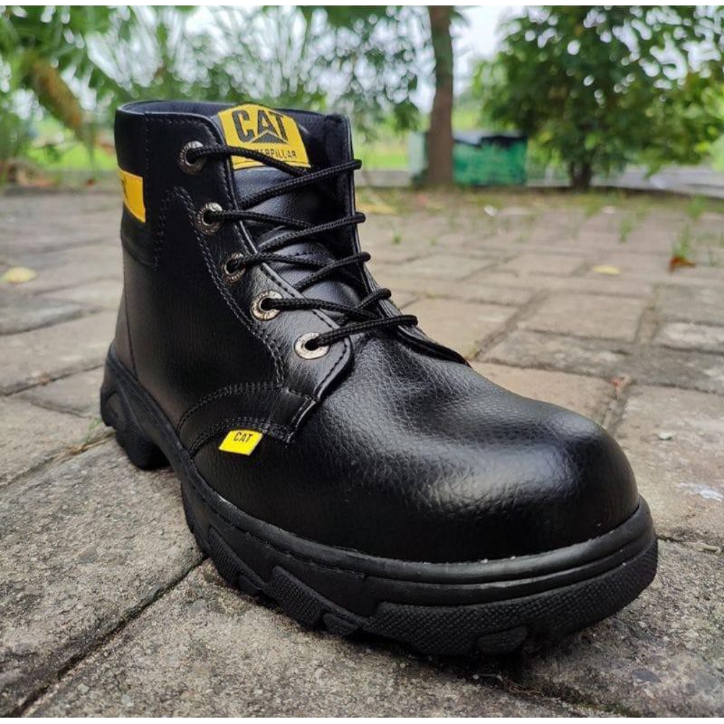 Jual Sepatu Safety Boot Tali Caterpillar | Shopee Indonesia
