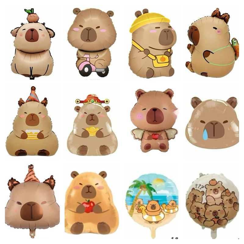 Jual BALON FOIL KARAKTER CAPYBARA | Shopee Indonesia