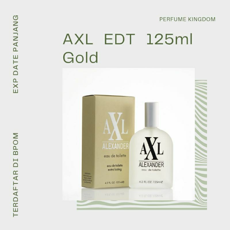 Jual AXL Alexander Eau de Toilette Gold 125ml | Shopee Indonesia