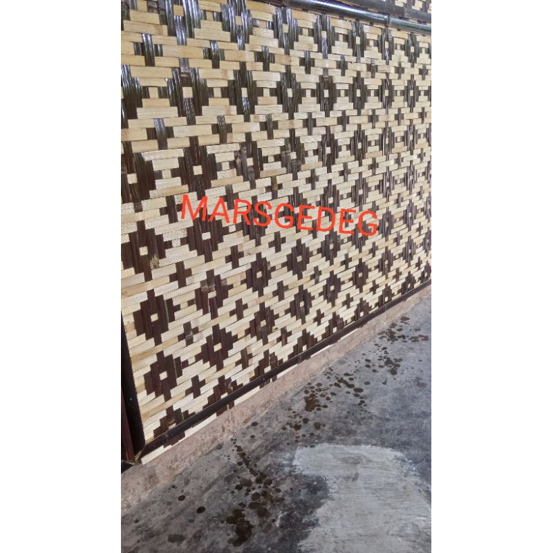 Jual anyaman bambu/Gedeg/bilik/tabag ukuran 1mx2m, 1mx3m, 1mx4m, 1mx5m ...