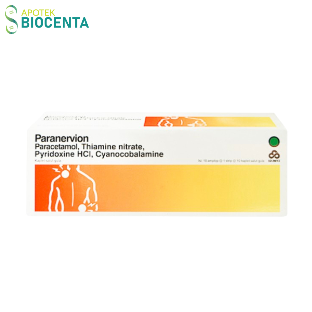 Jual Paranervion Kaplet Box Isi 100 Kaplet | Shopee Indonesia