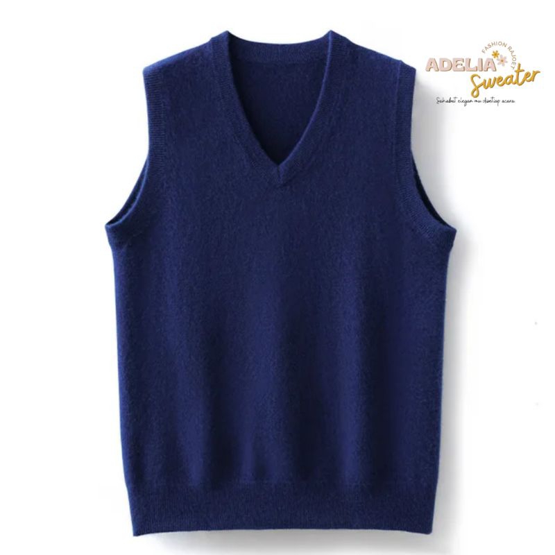 Jual Soft knit vest Sweater korean style Rompi rajut pria wanita ...