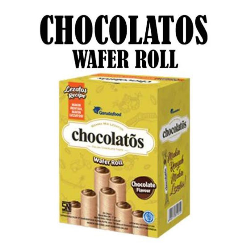 Jual chocolatos wafer roll 1 box 24 pcs | Shopee Indonesia