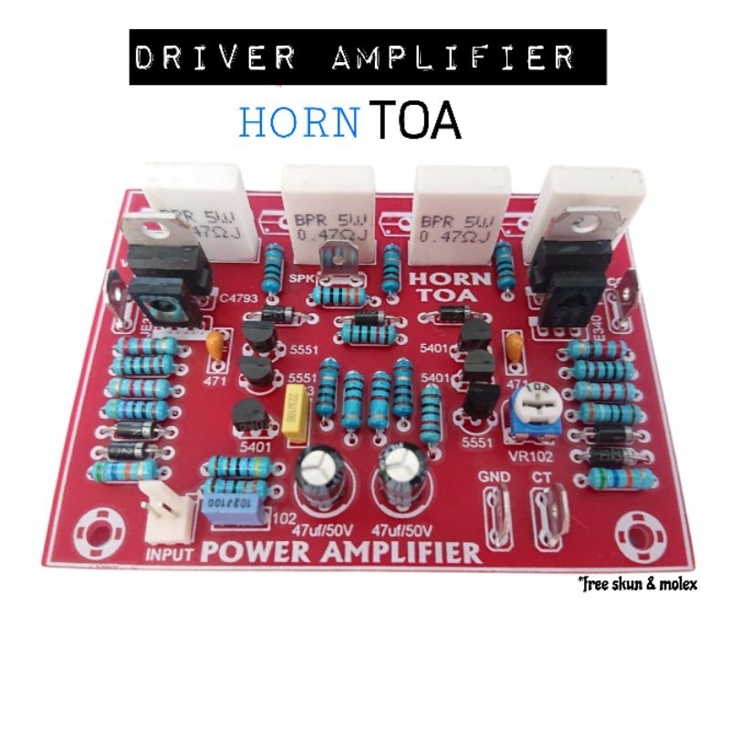 Jual kit driver amplifier HORN TOA | Shopee Indonesia