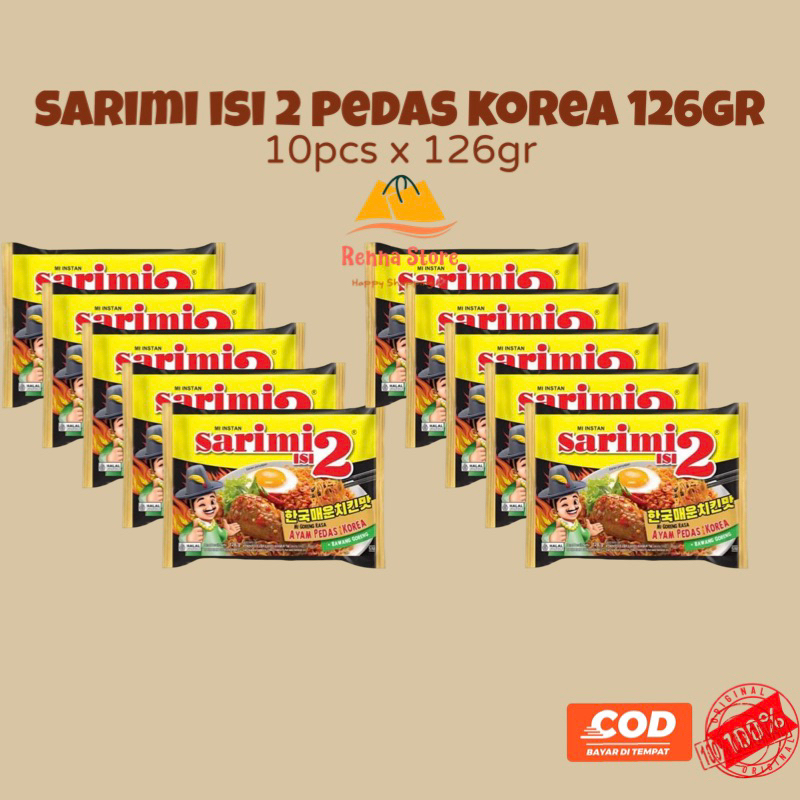 Jual SARIMI isi 2 Mie Goreng Rasa Ayam (isi 10pcs) Food Noodles ...