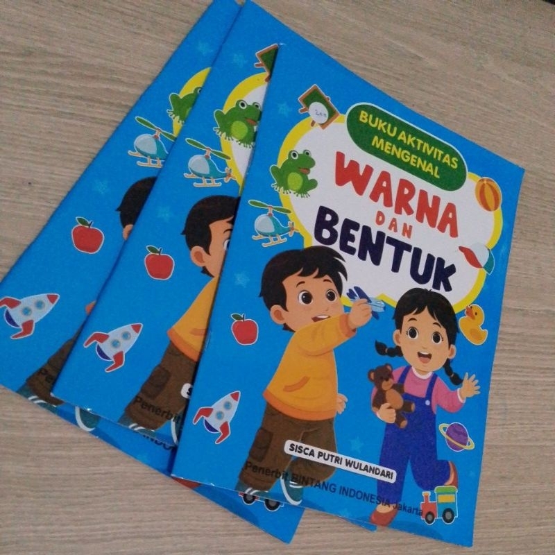 Jual Buku Anak Paud / buku anak TK Mengenal warna dan bentuk | Shopee Indonesia
