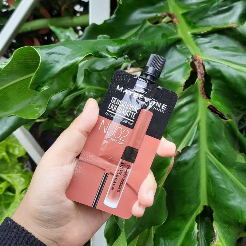 Jual Maybelline Sensational Lip Matte Sachet | Shopee Indonesia