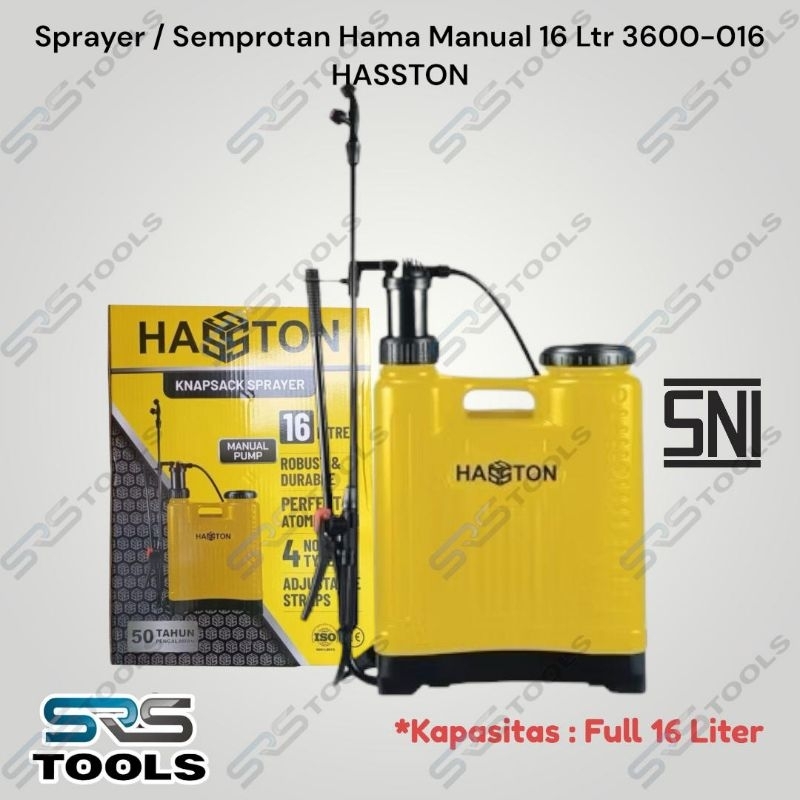 Jual HASSTON 3600-016 Sprayer Manual 16 Liter Tangki Semprot Hama Alat ...