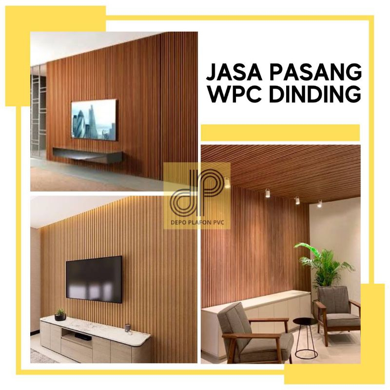 Jual PAKET JASA PASANG WPC WALL PANEL DINDING PVC JAWA TIMUR DEPO ...