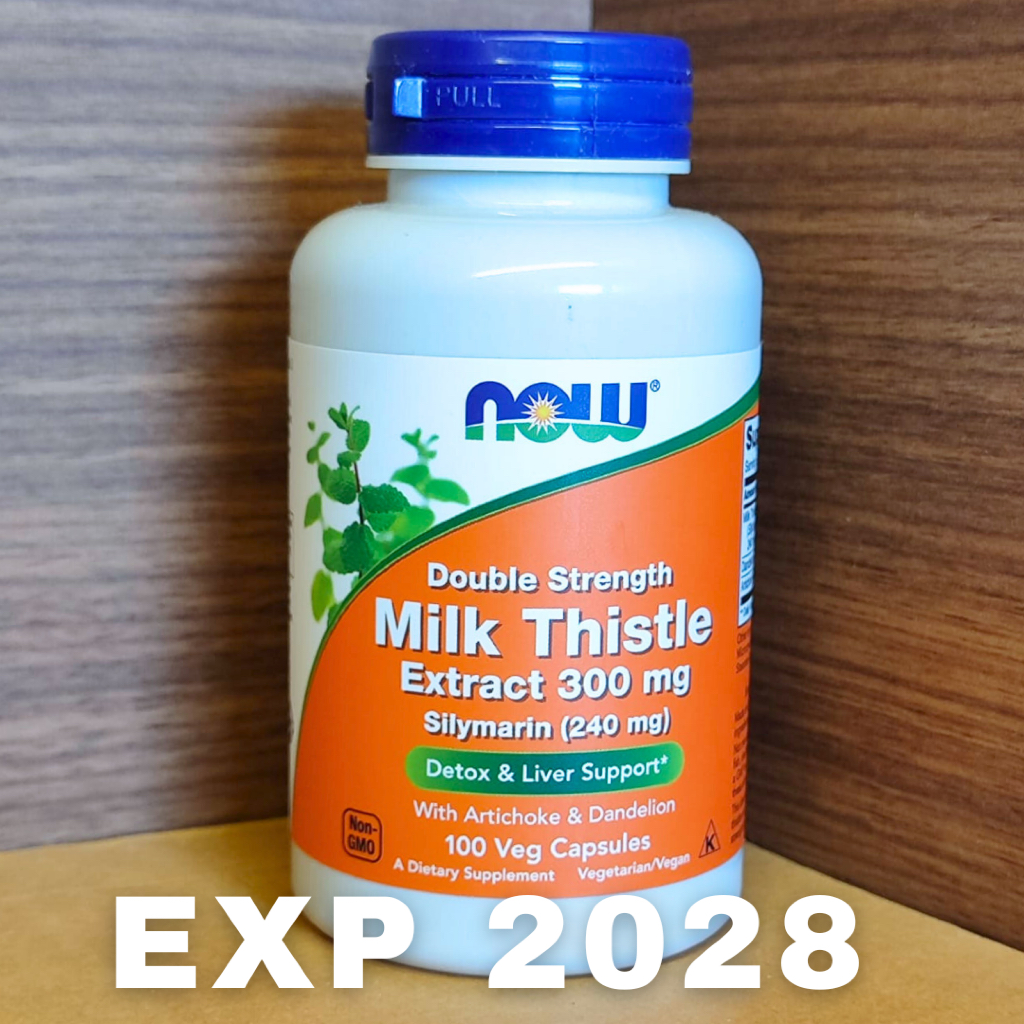 Jual Now Foods Silymarin Milk Thistle 300 mg isi 100 Veg Cap Support ...