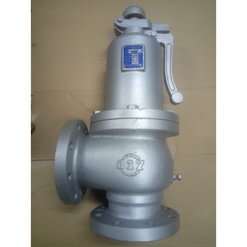 Jual Safety Valve 317 lever handle 5" inch jis 10k cast iron | Shopee ...