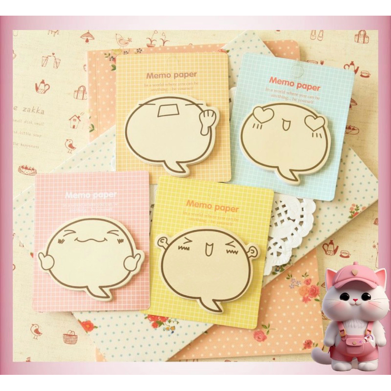 Jual N202 Sticky Note Emoji / Sticky Notes Cute / Ekspresi Lucu dan ...