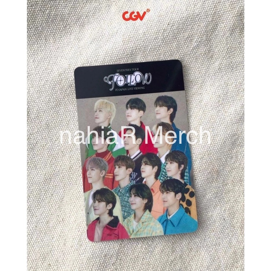 Jual Seventeen Tour Follow to Japan: Live Viewing x CGV Official PVC ...