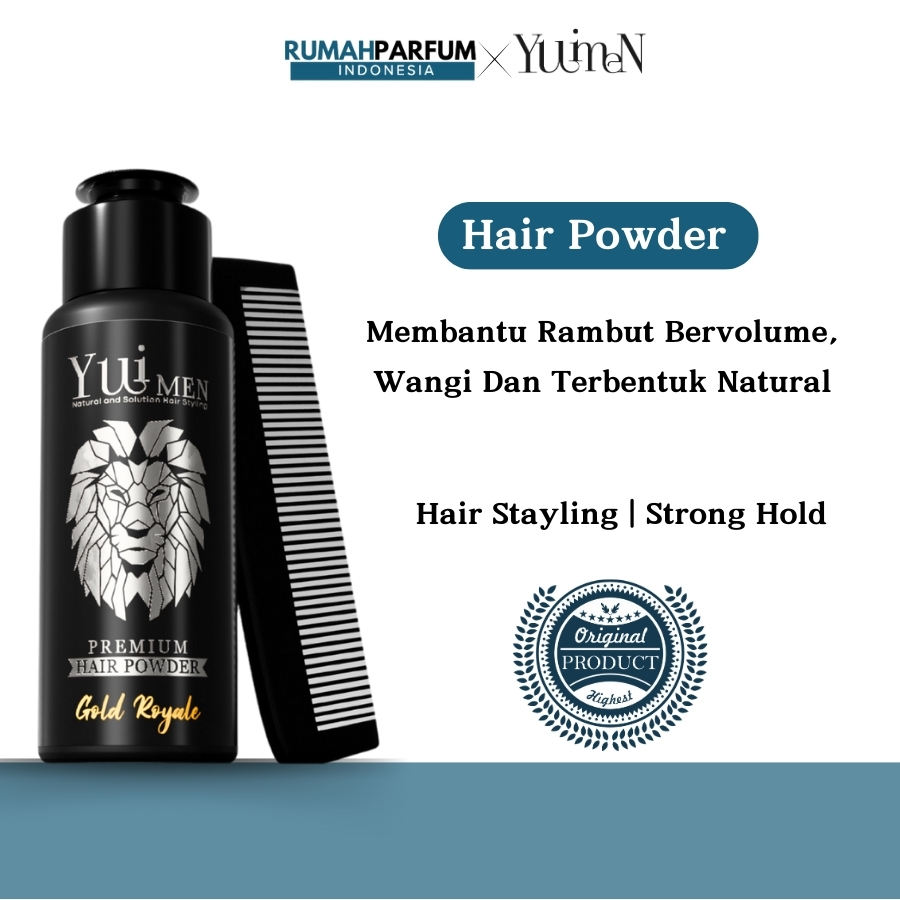 Jual YUIMEN HAIR POWDER RAMBUT PRIA STAYLING AROMA GRAPE GRATIS SISIR ...