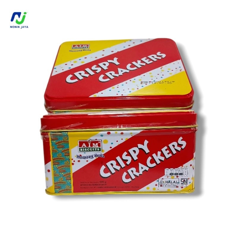 Jual AIM BISCUITS Crispy Crackers 600g( CRISPYNYA BIKIN NAGIH ...