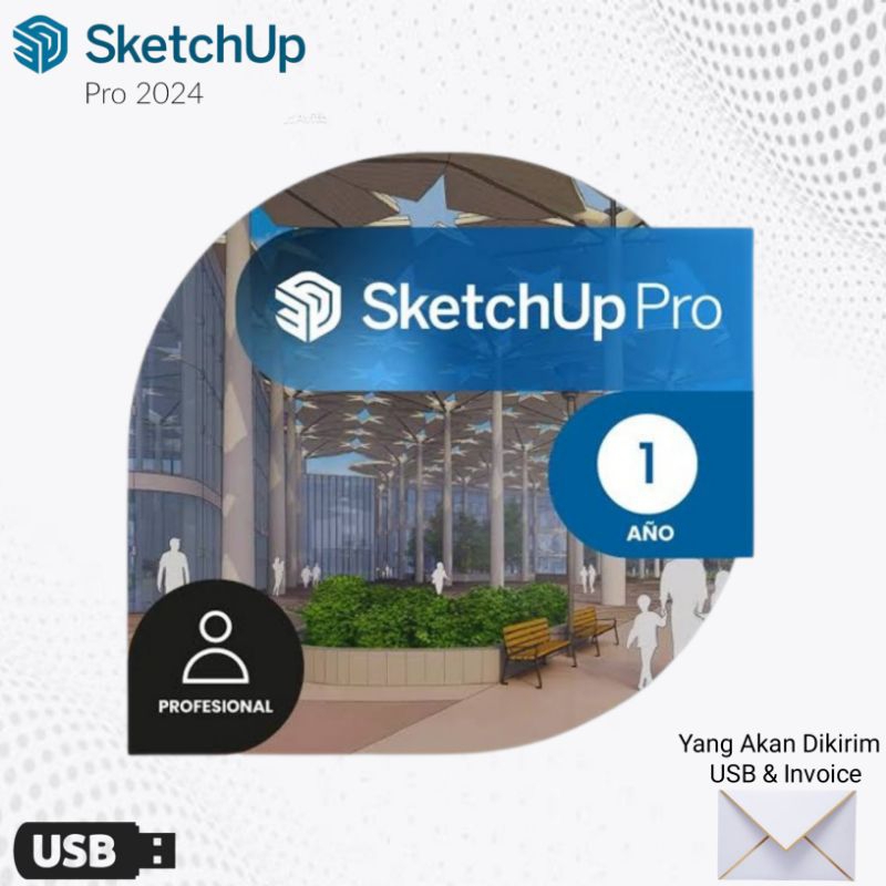 Jual SketchUP Pro 2024 Original Lisensi for Win/Mac 1 Year Subcription ...