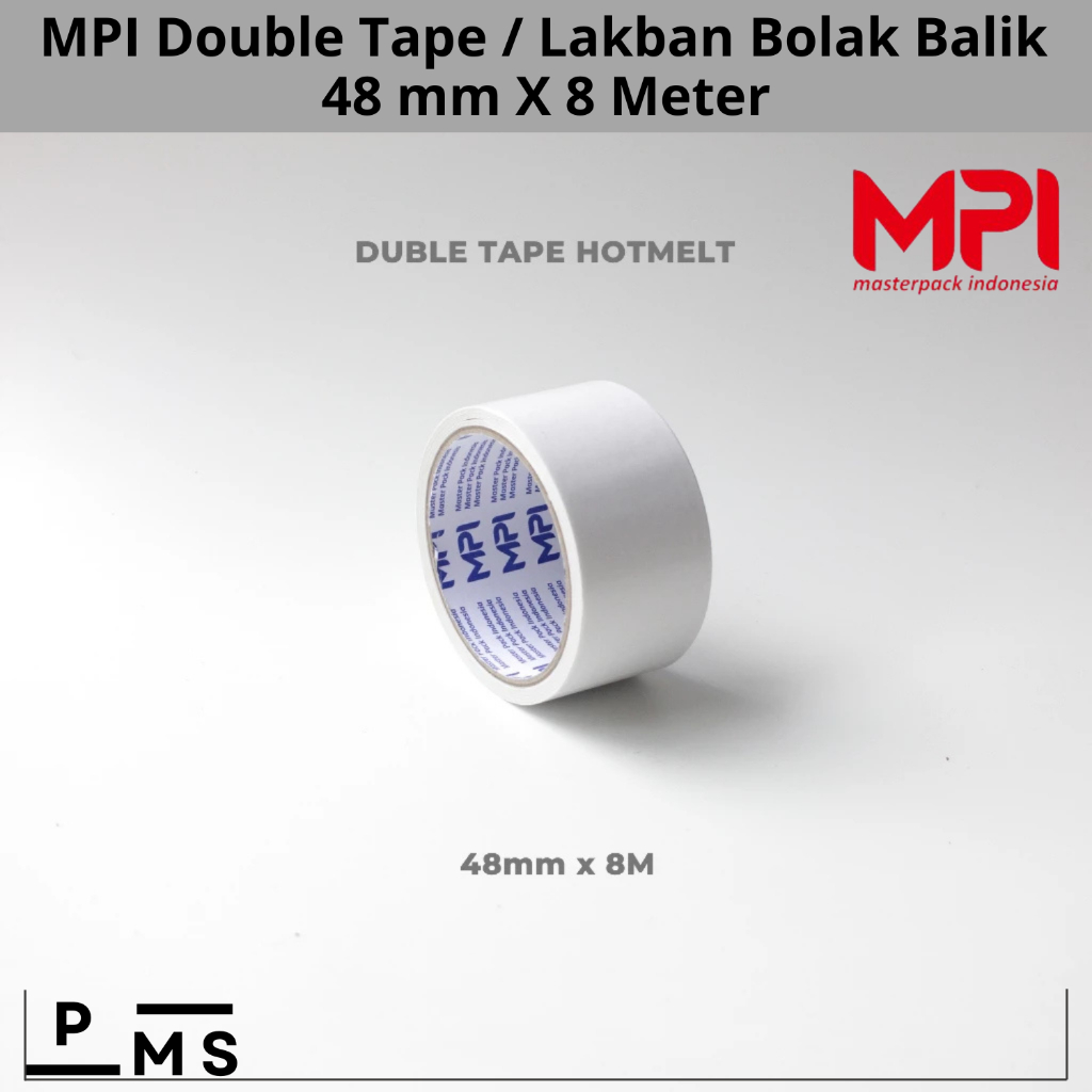 Jual Double Tape MPI 48mm 2 Inch X 8 Meter - Double Tape Kertas MPI ...