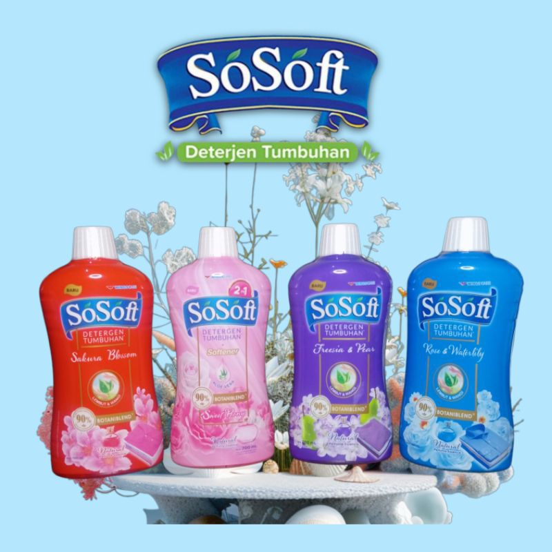 Jual So Soft Detergen Cair 700ml (Promo) | Shopee Indonesia