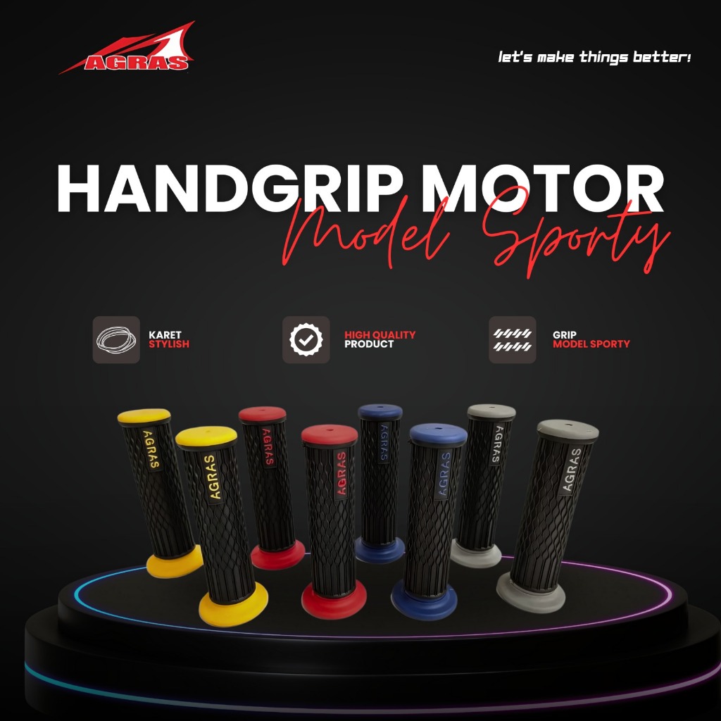Jual HANDFAT KARET HAND GRIP SPORTY UNIVERSAL MOTOR JUPITER Z SUPRA MIO ...