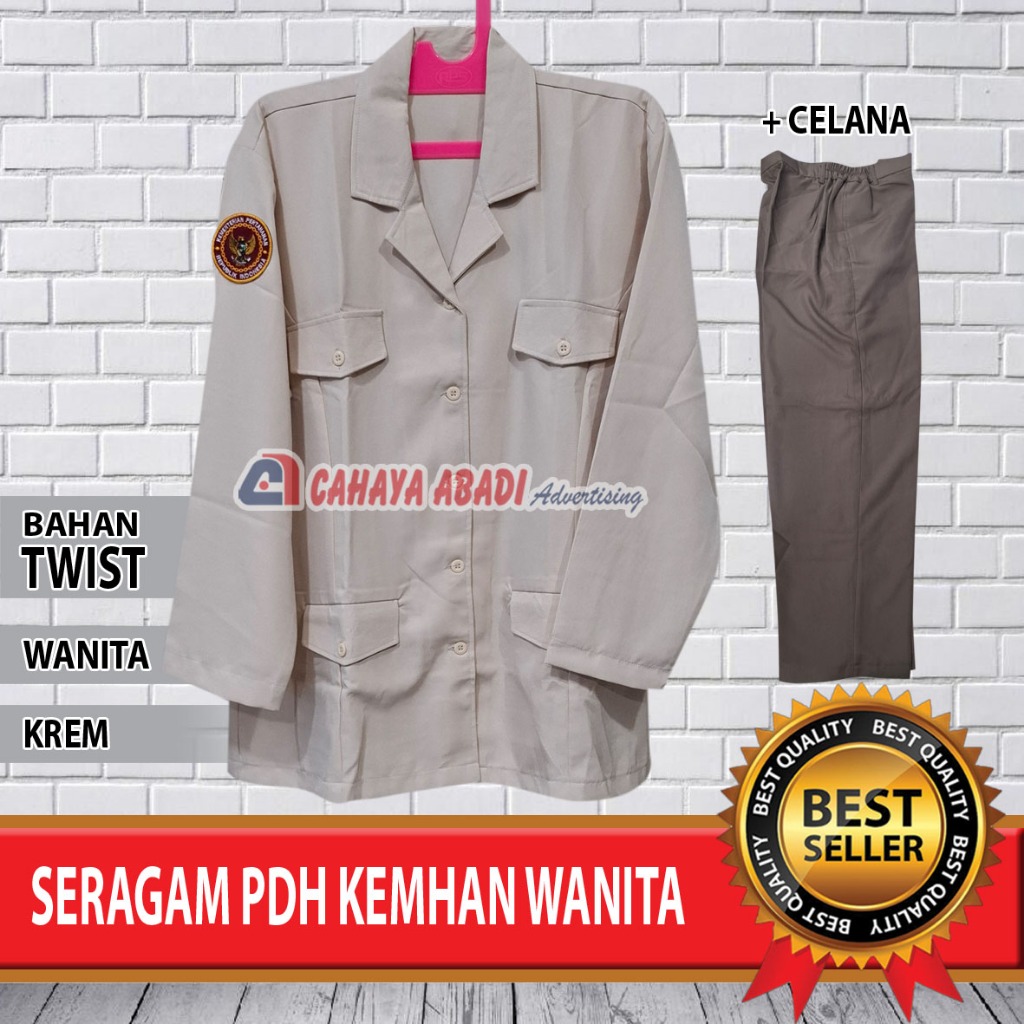 Jual Seragam PDH KEMHAN Wanita Baju PDH KEMHAN Wanita | Shopee Indonesia