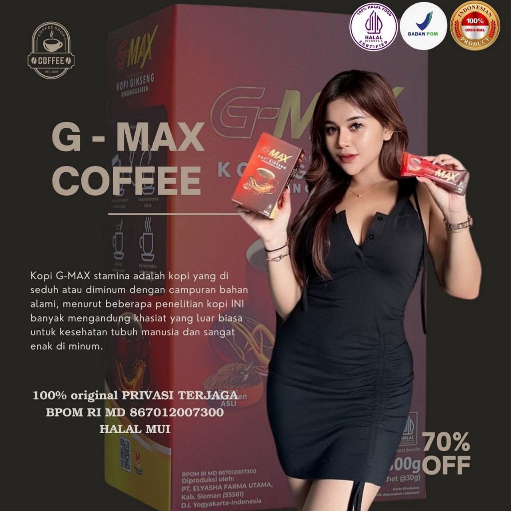 Jual G-MAX Minuman Kopi Stamina Pria Dewasa Extra Gingseng Original Tahan Lama Awet Bersama ...