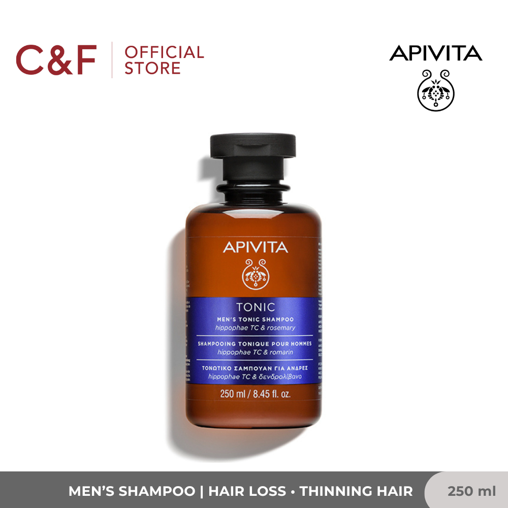 Jual Apivita Men's Tonic Shampoo 250 ml | Sampo Rambut Pria Natural Non ...