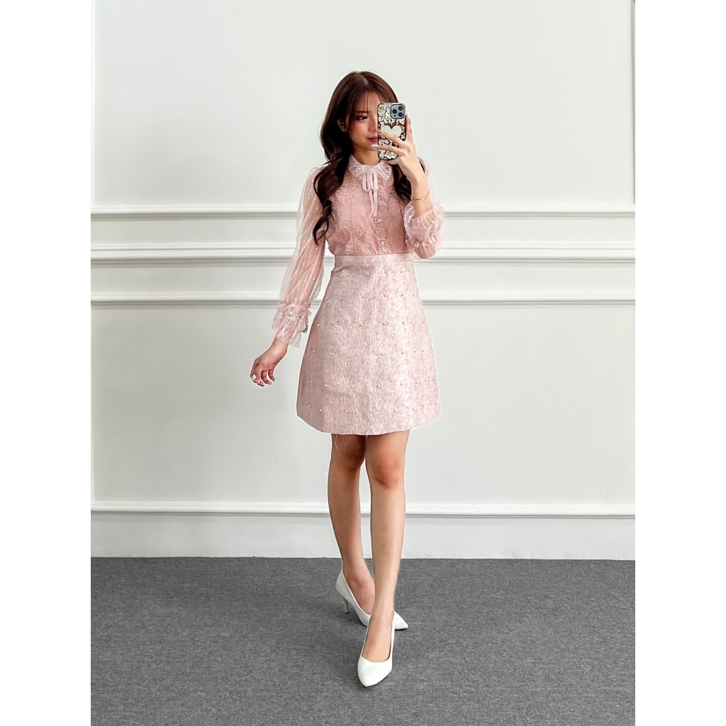 Jual DOLLA - Chaewon Dress Korean Mini Dress | Shopee Indonesia