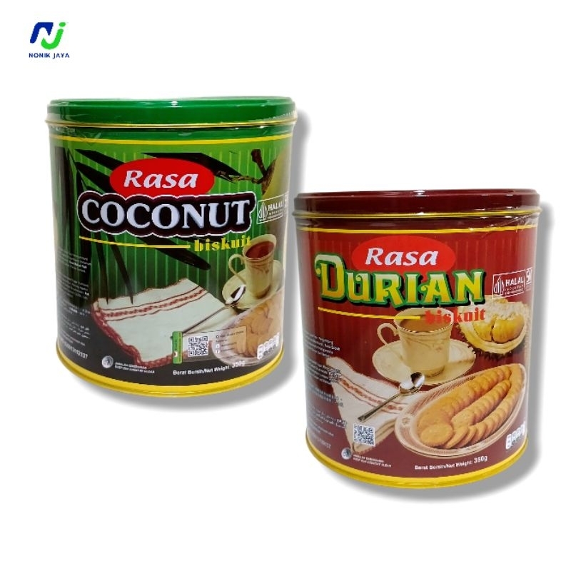Jual AIM BISCUITS Rasa Durian/Coconut Biskuit Kaleng@350g(RAMADHAN SALE ...