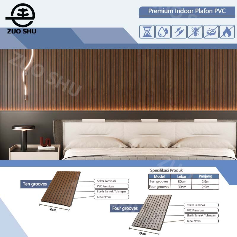 Jual Zuo Shu - Premium Indoor Wood panel Dekorasi Rumah Mewah Wall ...