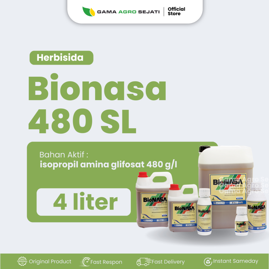 Jual Herbisida Bionasa Kemasan 4 Liter | Shopee Indonesia