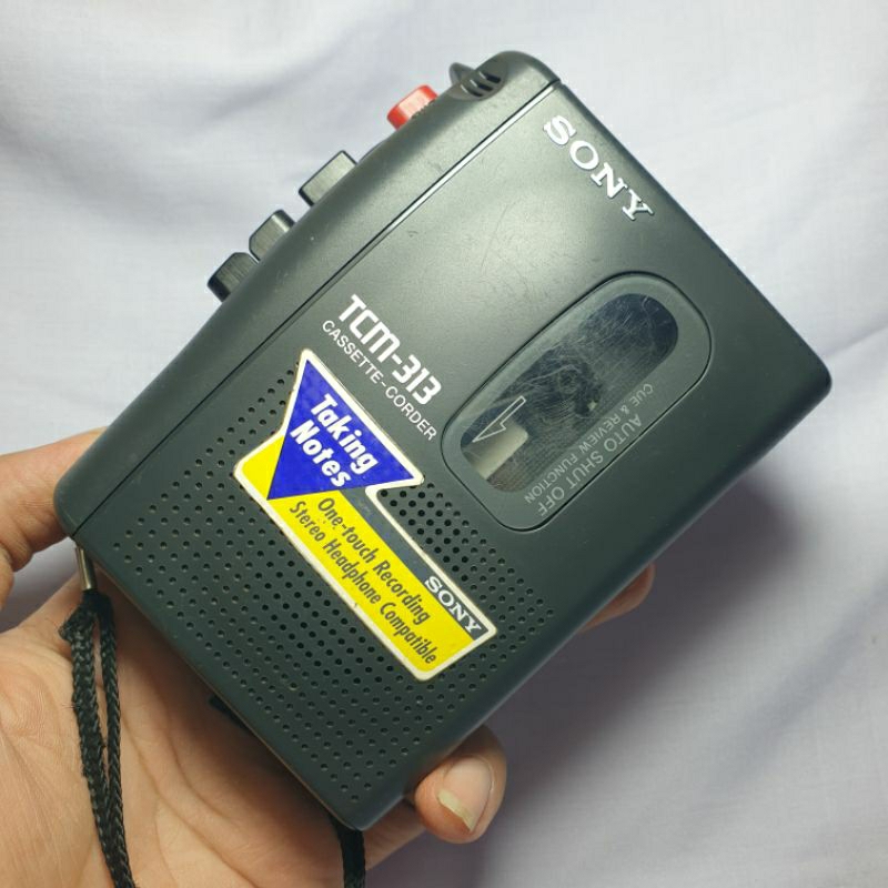 Jual Walkman Sony TCM-313 Cassette Player Recorder | Shopee Indonesia