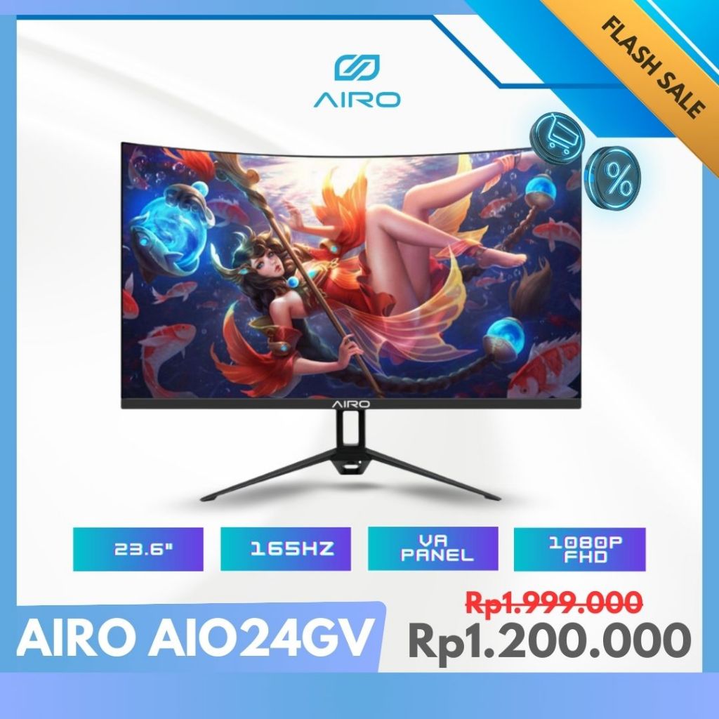 Jual MONITOR GAMING AIRO AIO241GV 165Hz | Shopee Indonesia