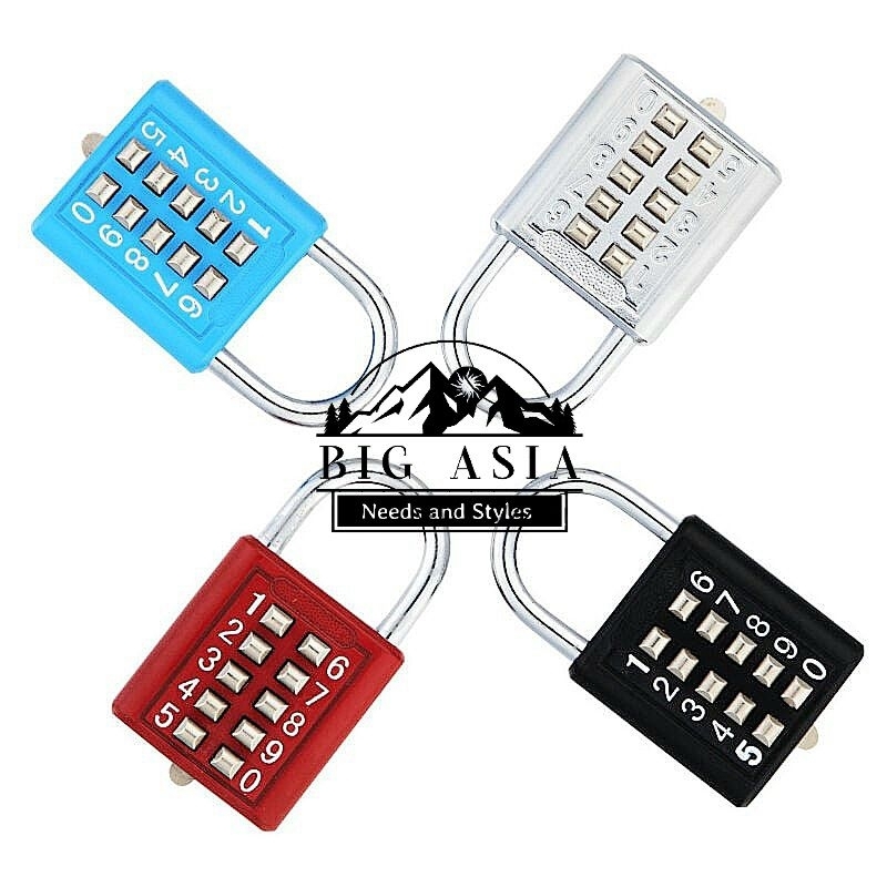 Jual Gembok angka 10 digit kode kombinasi padlock combination digital ...