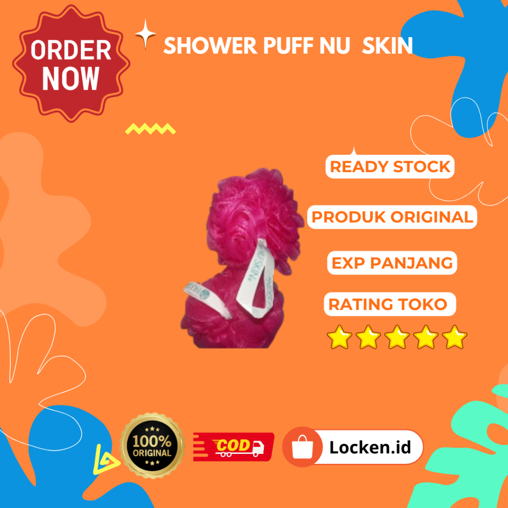 Jual Shower puff ada logo nyuu skinn ORIGINAL --> 13 | Shopee Indonesia