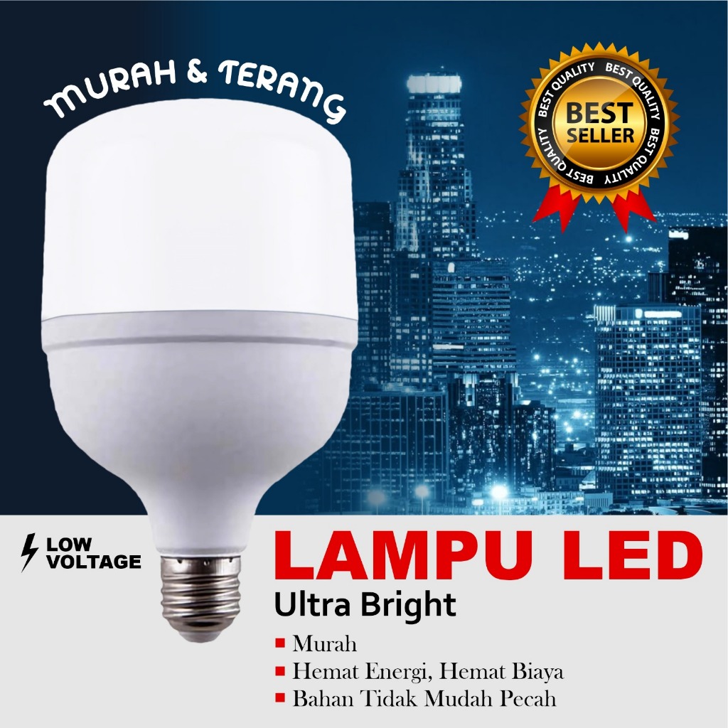 Jual LAMPU LED BOHLAM JUMBO MURAH, LAMPU RUMAH, RUANG TAMU, PUTIH 5WATT / 10WATT / 15WATT ...