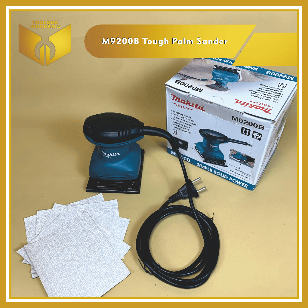 Jual Makita M9200B Tough Palm Sander Mesin Amplas Kayu | Shopee Indonesia