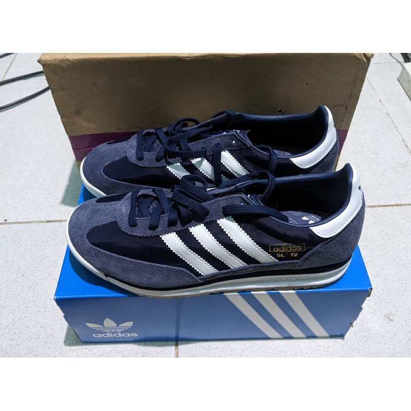 Jual Adidas SL 72 RS Navy Sepatu Original | Shopee Indonesia