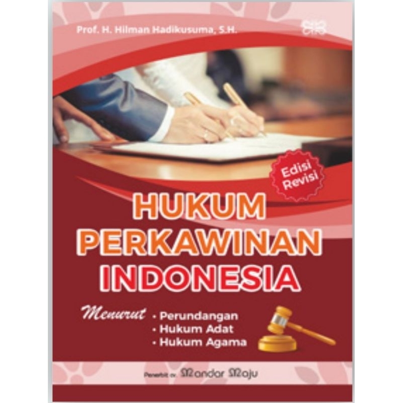 Jual Original Hukum Perkawinan Indonesia Menurut Perundangan Hukum Adat Hukum Agama Prof H ...