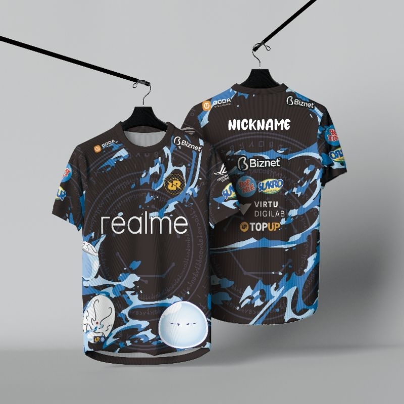 Jual BAJU jerseyy RRQ X SLIME 2025 black white mpl season 15 | Shopee ...