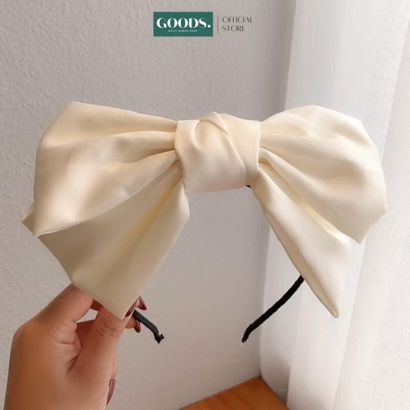 Jual GOODS Bando Korea Bando Pita Bahan Satin Imut Viral Bandana ...