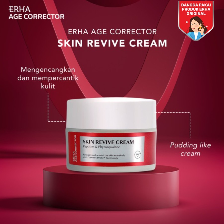 Jual Erha Age Corrrector Skin Revive Cream Peptides & Phytosquelane ...