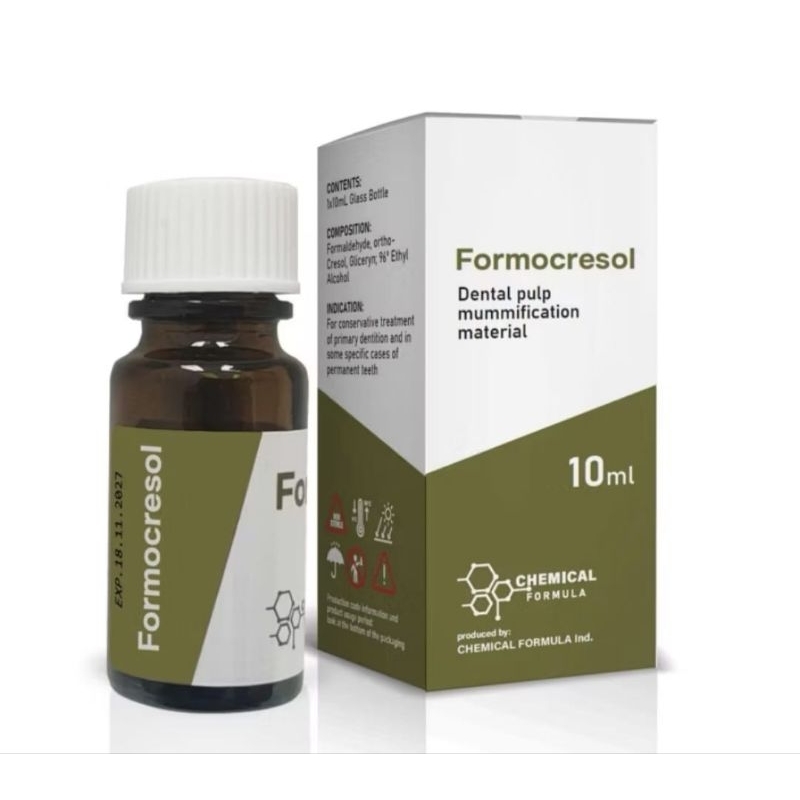 Jual FORMOCRESOL / Dental Pulp Mummification Material / mumifikasi ...