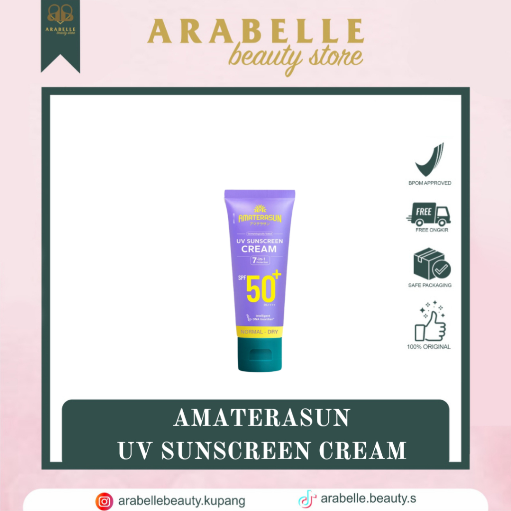 Jual AMATERASUN UV Sunscreen Cream SPF 50+ PA++++ | Shopee Indonesia