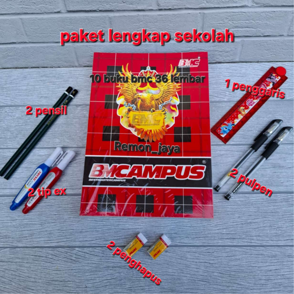 Jual (PROMO) PAKET LENGkAP 1 PACK ISI 10 PCS BUKU FREE PULPEN, PENSIL ...