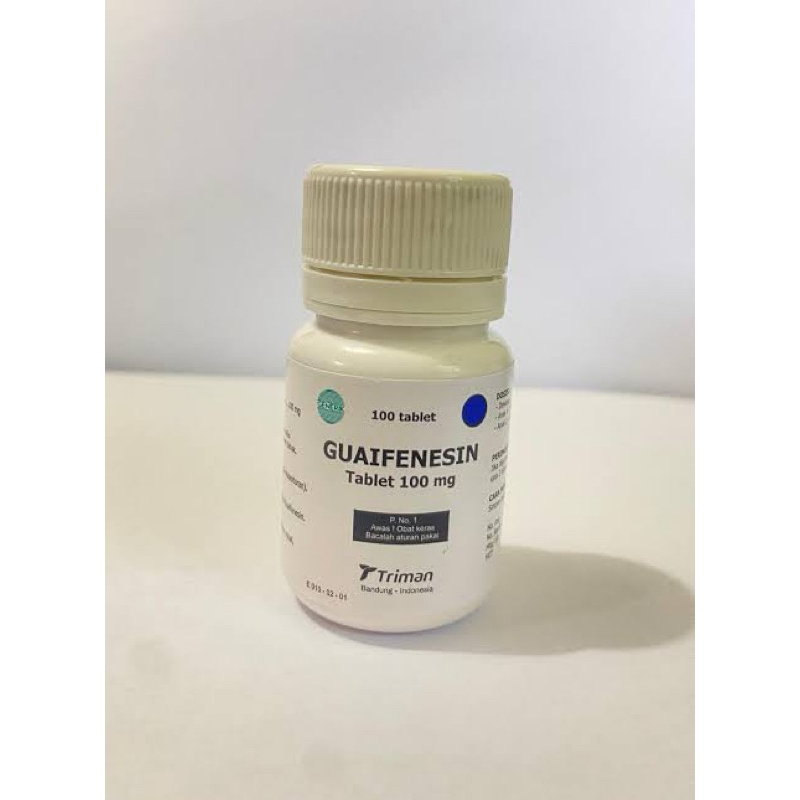 Jual GUAIFENESIN TRIMAN 100 MG BOTOL 100 TABLET | Shopee Indonesia
